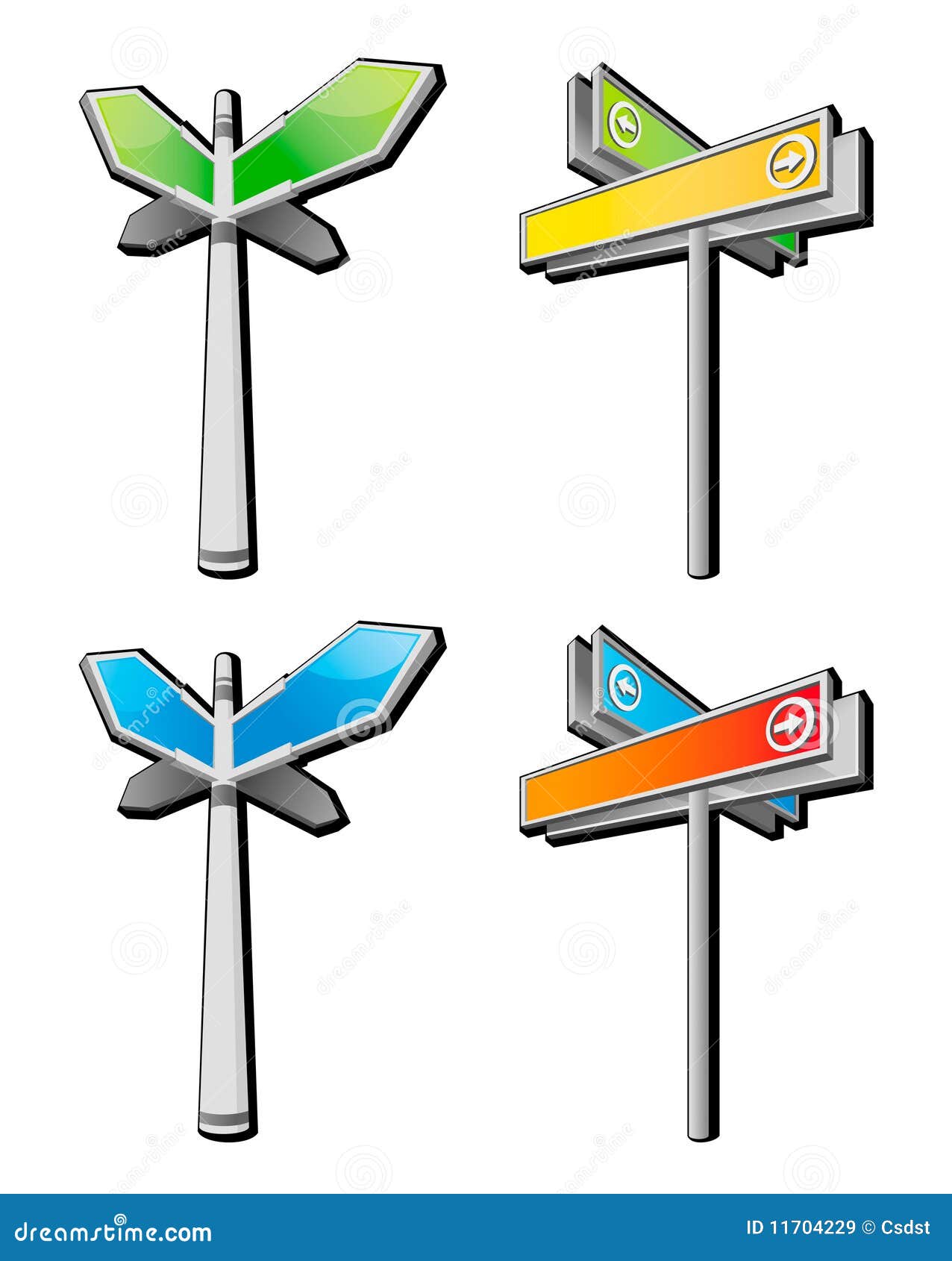 Road Sign Cartoon Vector | CartoonDealer.com #11704229