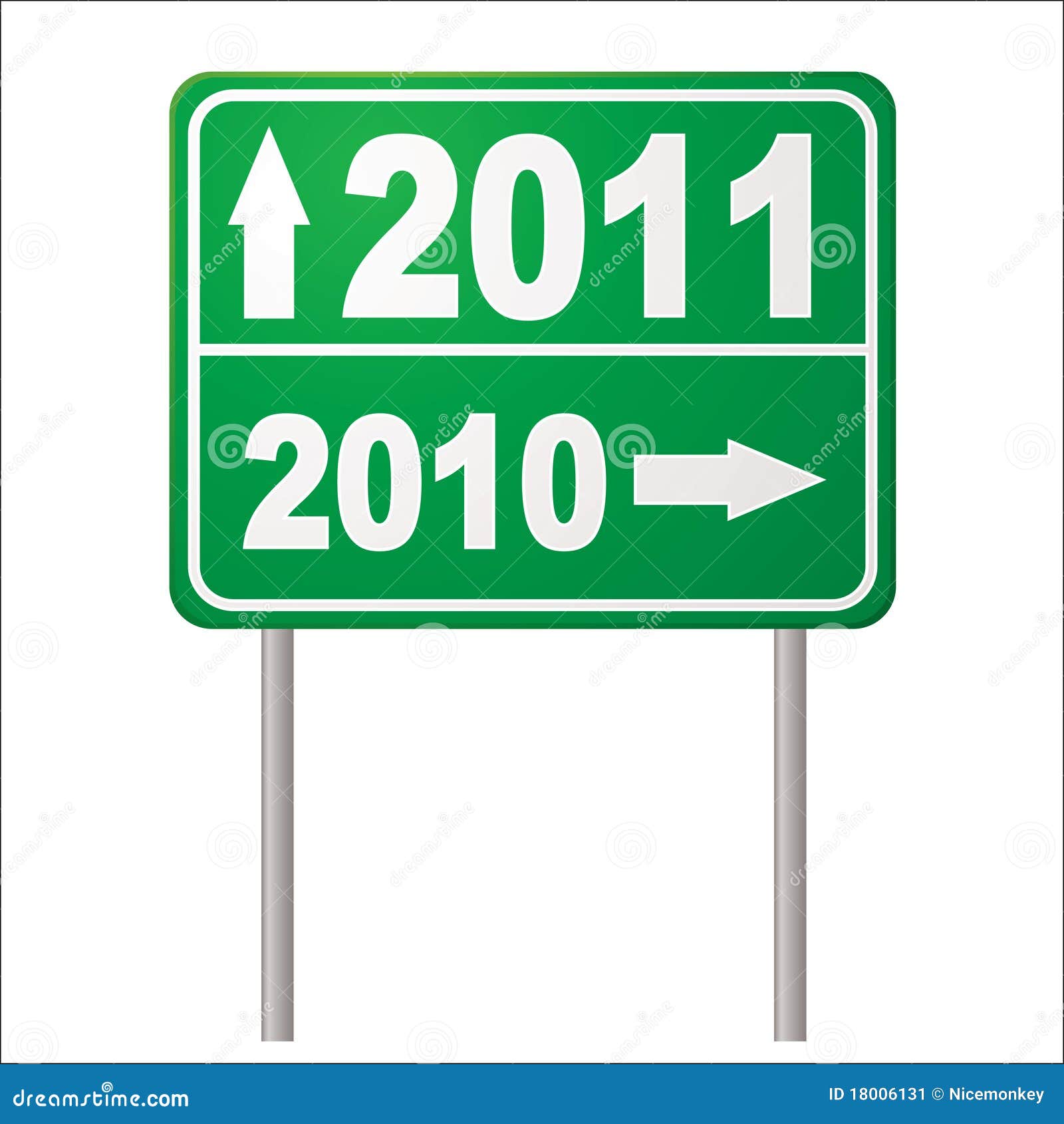 Road sign 2011 stock vector. Illustration of event, symbol - 18006131