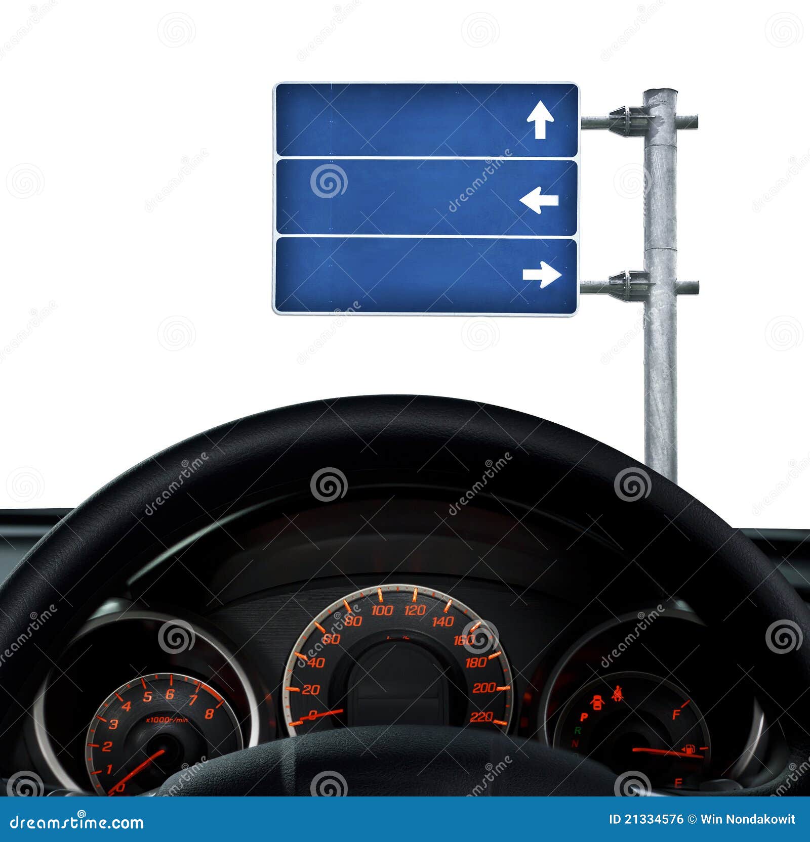 Road sign stock photo. Image of meter, tachometer, speed - 21334576