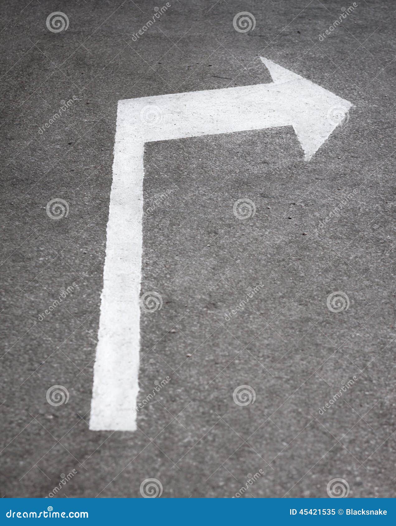 Road Sign Arrow at Asphalt Texture Surface Stock Image - Image of ...
