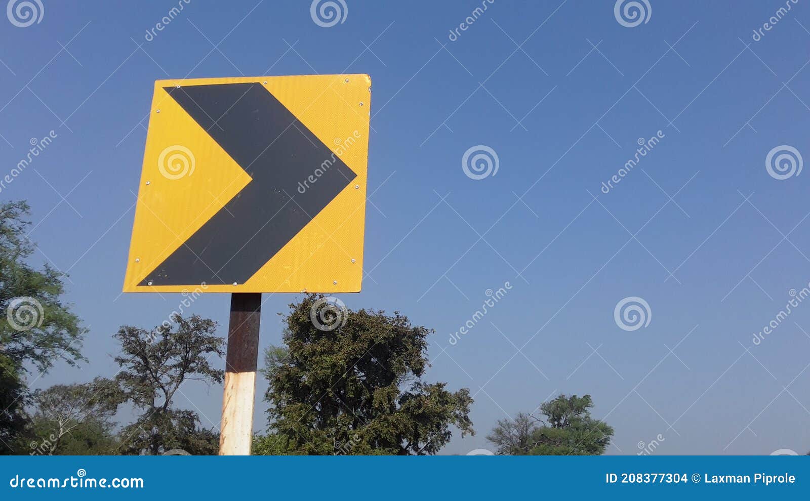 Road sign arrow stock photo. Image of fine, arrow, road - 208377304