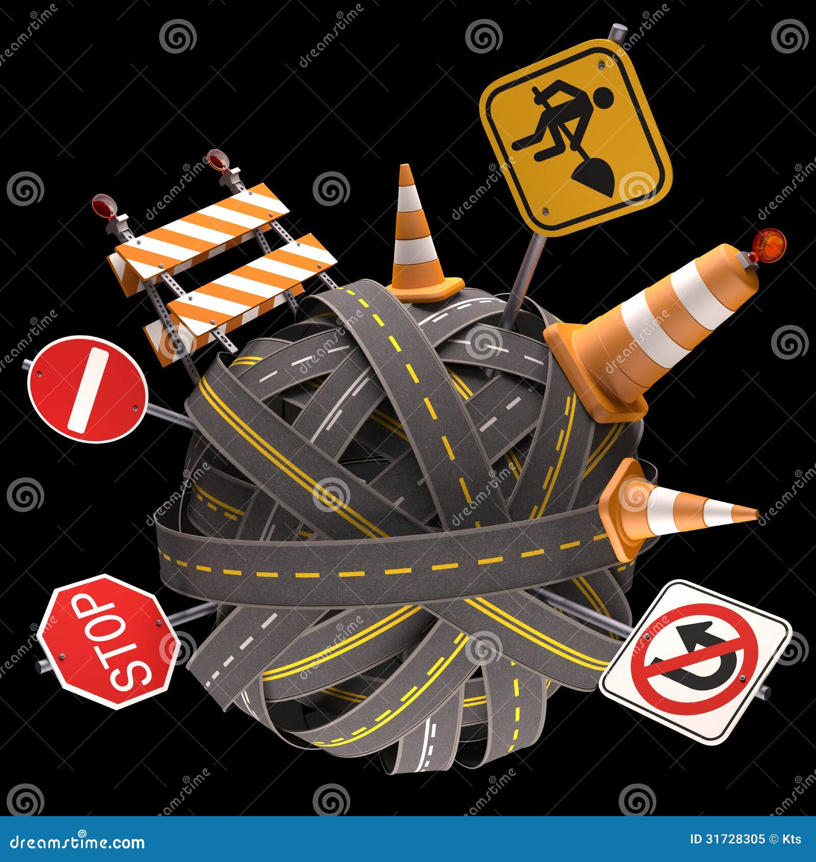 Road Sign stock illustration. Illustration of planet - 31728305