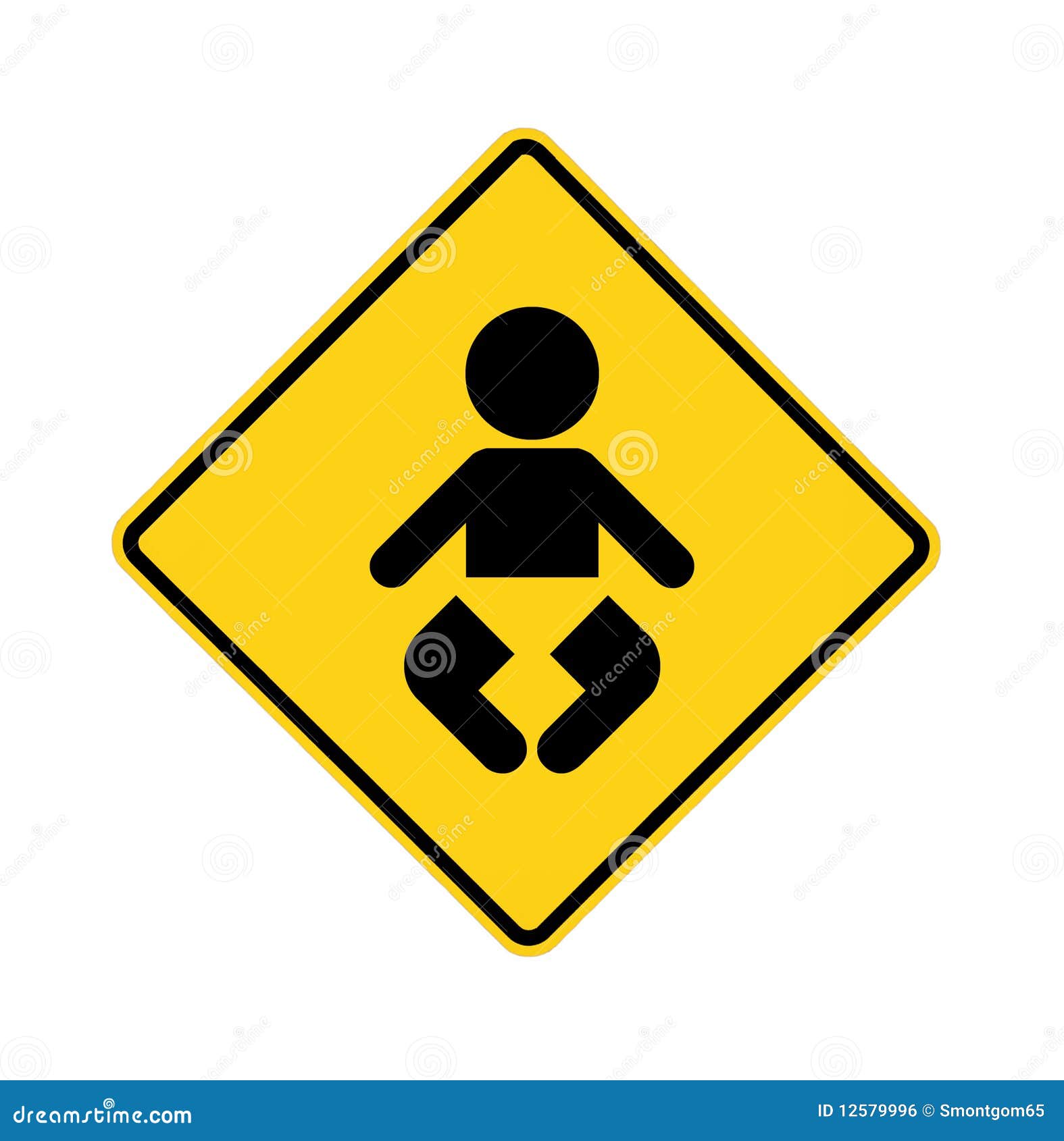 Road sign - baby stock illustration. Illustration of change - 12579996