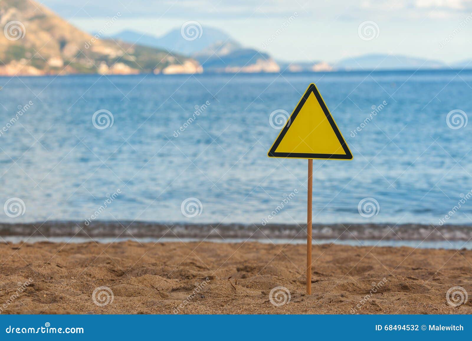 Road sign beach stock photo. Image of beach, copy, space - 68494532