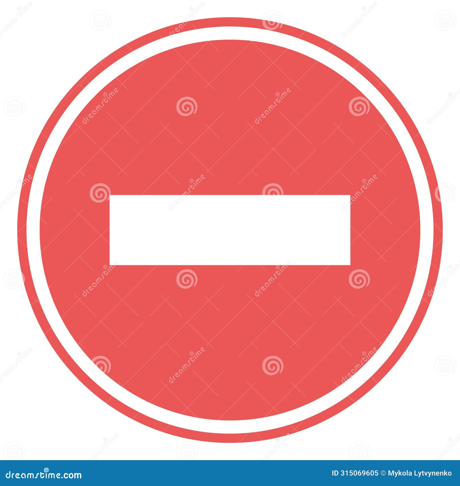 Road Sign Brick, Entry Prohibited, No Entry Icon Stock Vector ...