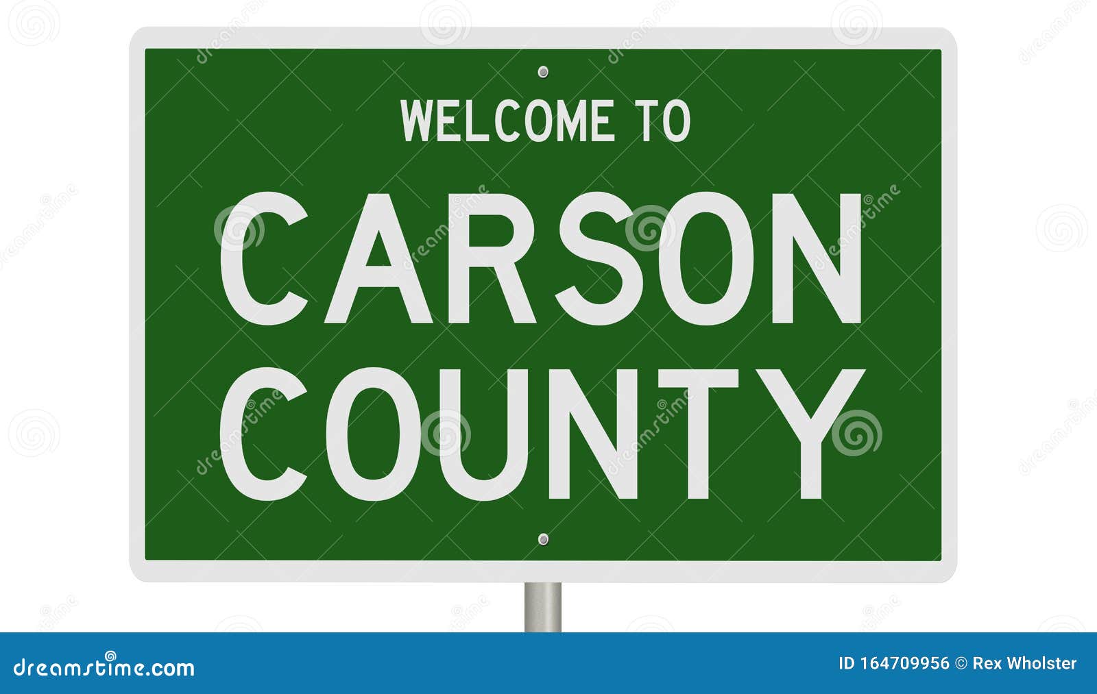 Map Of Carson County In Texas State On White Background. Single County ...