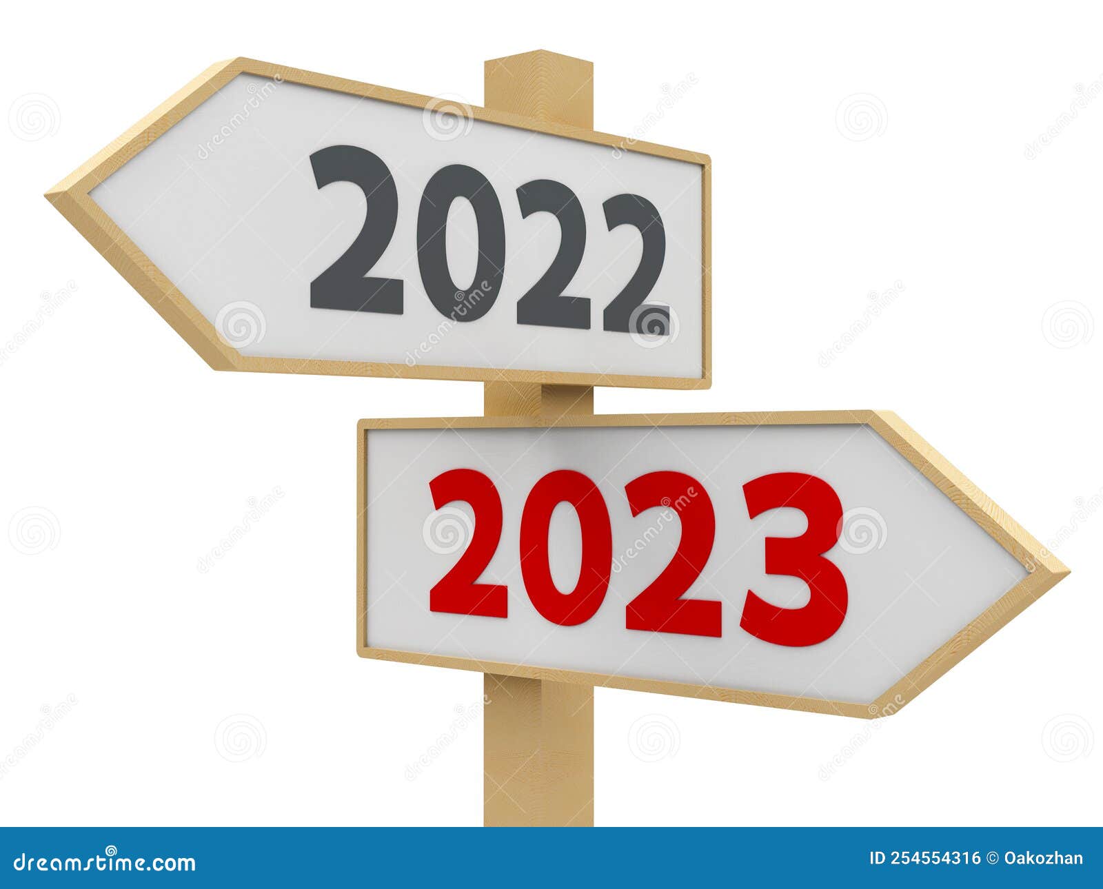 Road sign 2023 stock illustration. Illustration of change - 254554316
