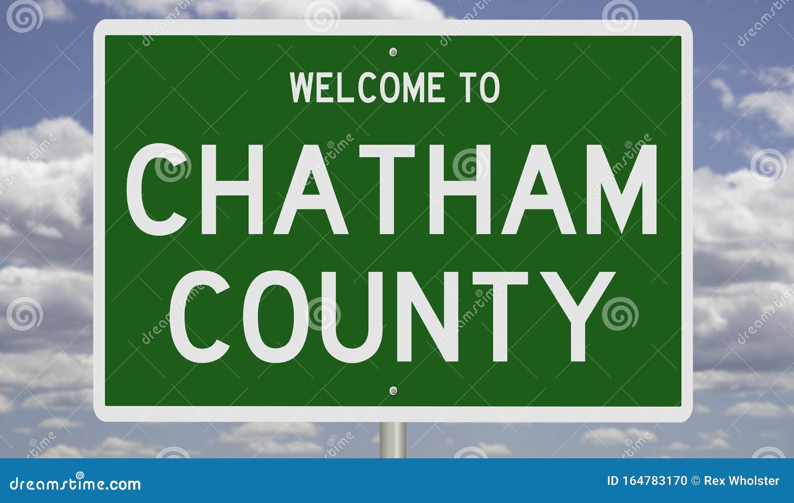 Road Sign for Chatham County Stock Photo - Image of auto, road: 164783170