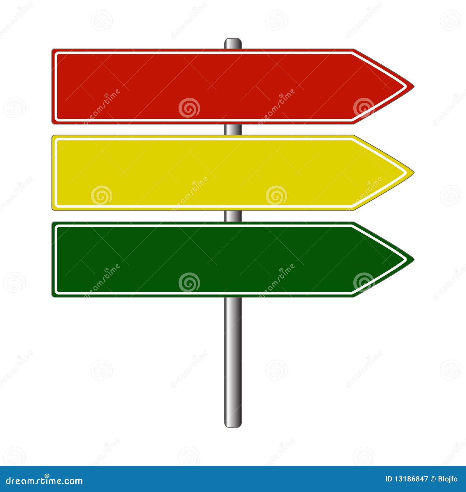Road Sign Colors Royalty Free Stock Photography - Image: 13186847