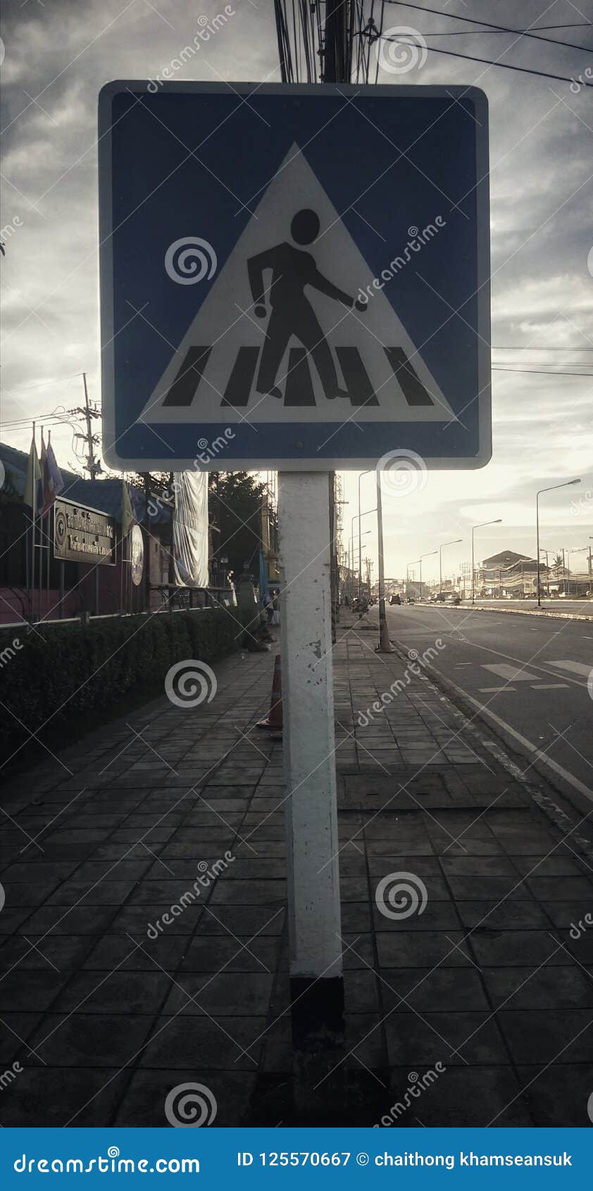 Road sign stock image. Image of cross, road, sign, wayside - 125570667