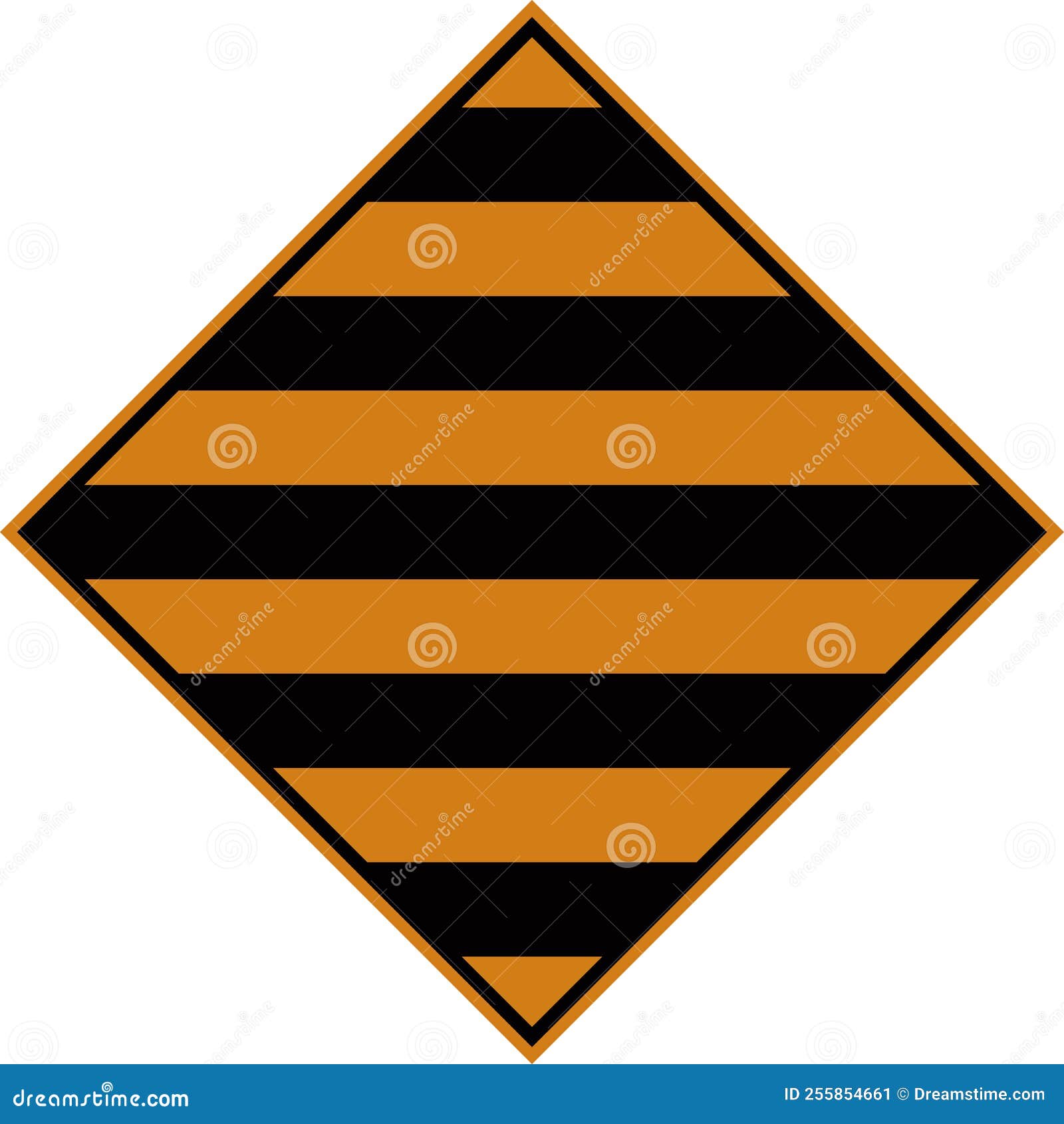 The Sign of Dangerous Goods. Road Sign. Vector Image. Stock Vector ...