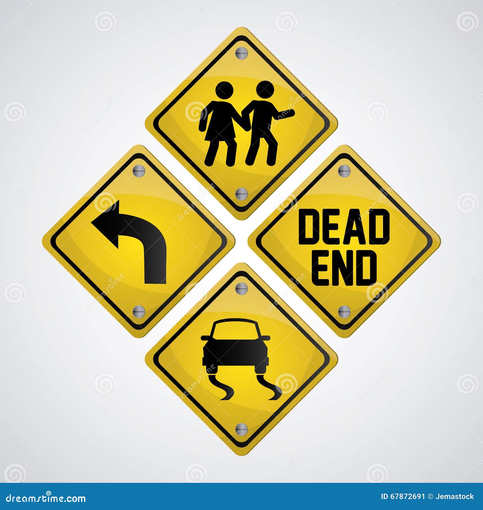 Road sign design stock vector. Illustration of transportation - 67872691