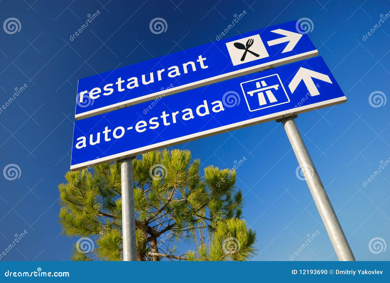 Road Sign with Different Directions Stock Photo - Image of arrow ...