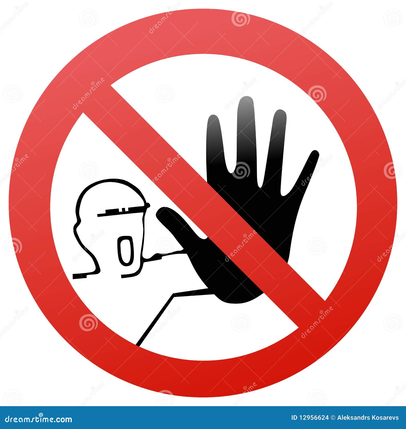 Road sign. Do not enter! stock illustration. Illustration of equipment ...