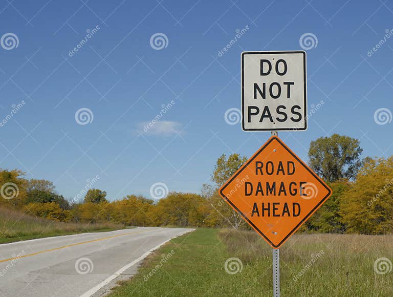 Road Sign Do Not Pass stock image. Image of passage, sign - 3443047