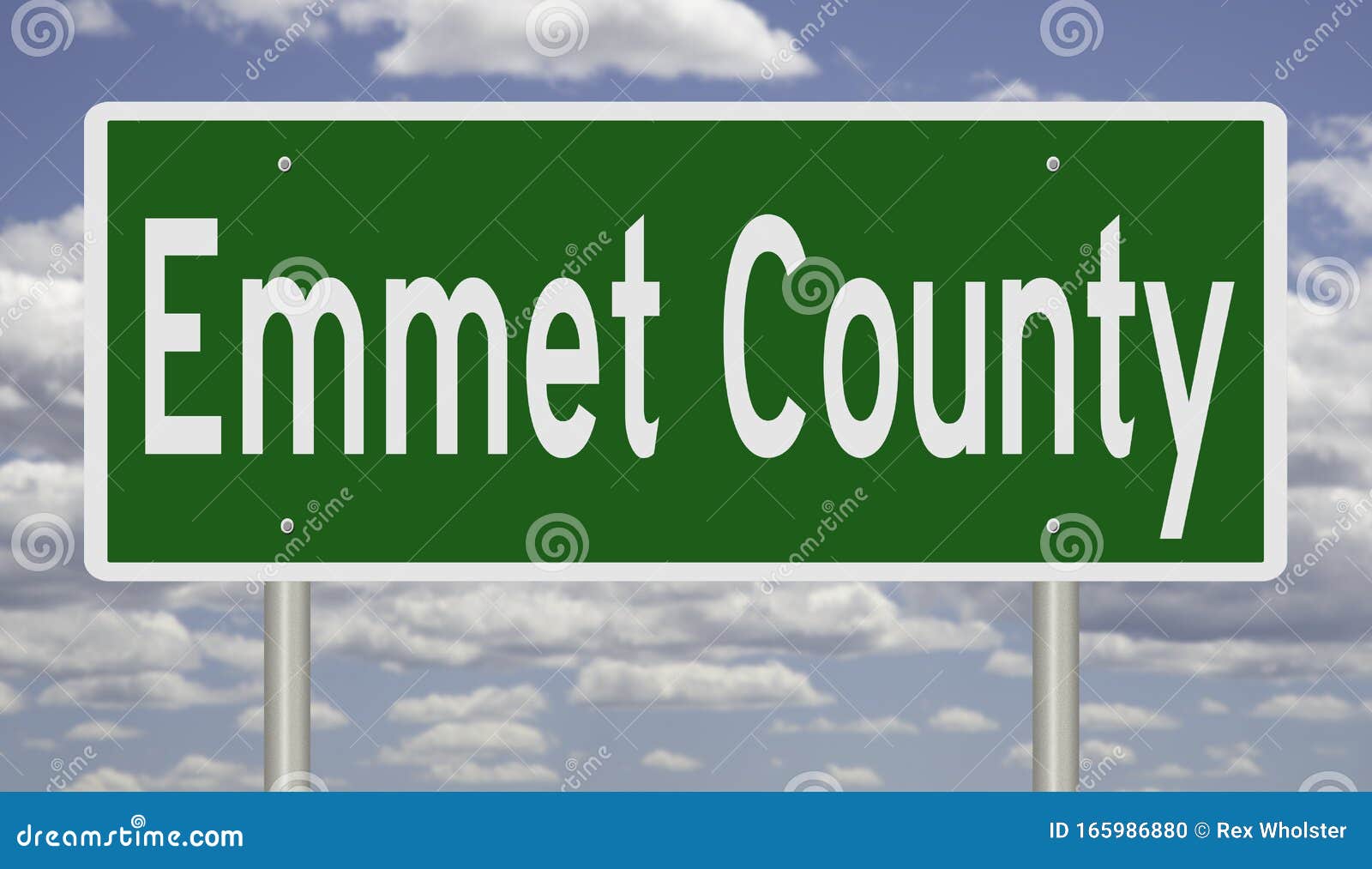 Map Of Emmet In Michigan Vector Illustration | CartoonDealer.com #192676666