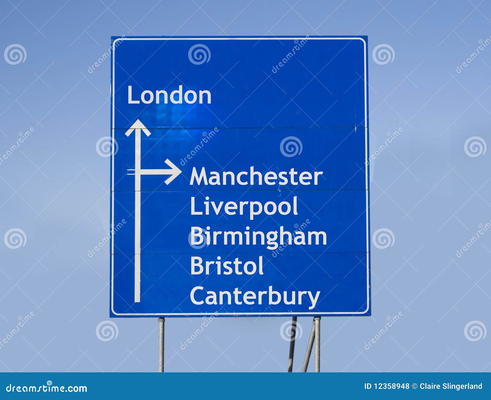 Road sign England stock photo. Image of united, england - 12358948