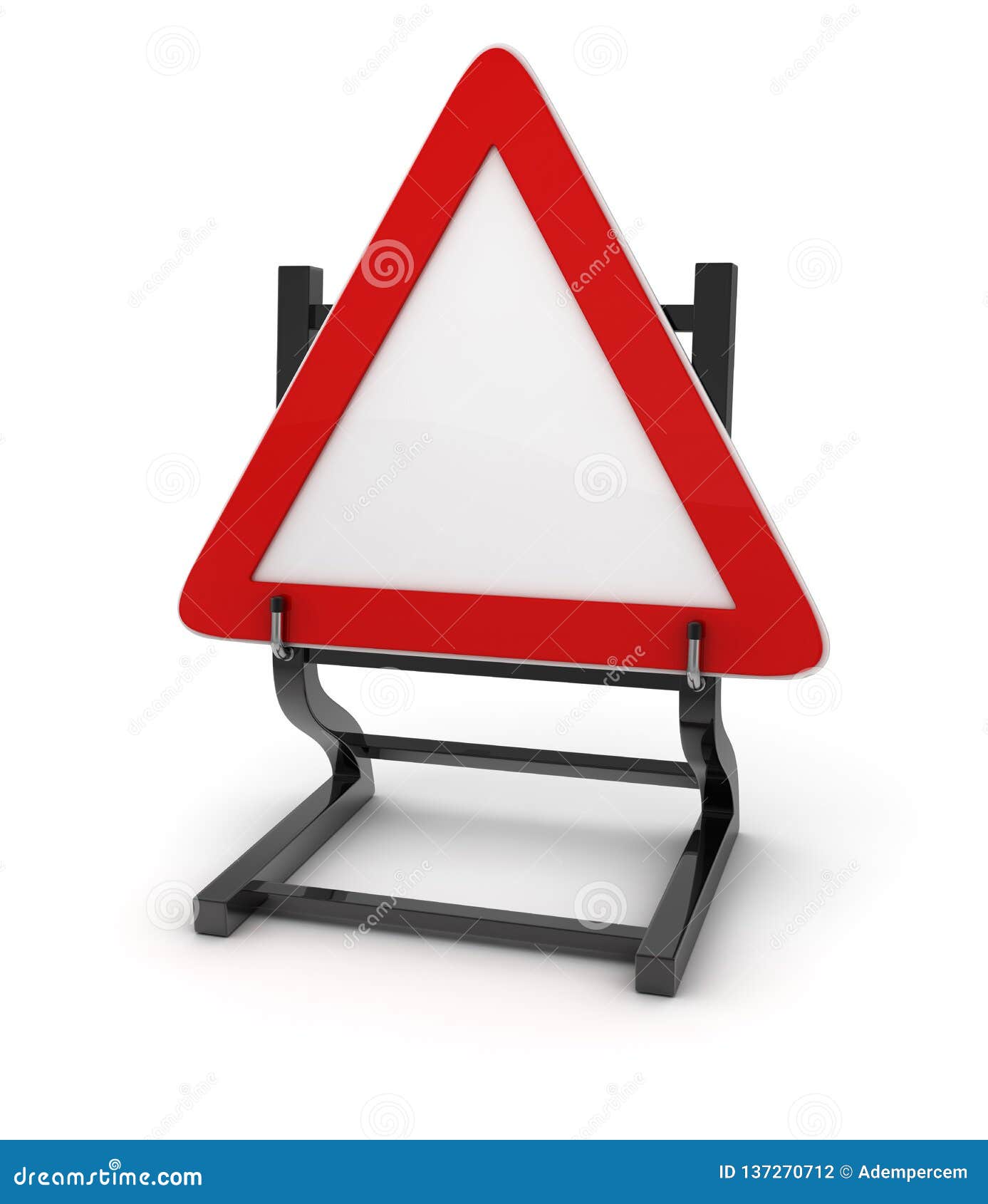 Road sign - Give way stock illustration. Illustration of white - 137270712