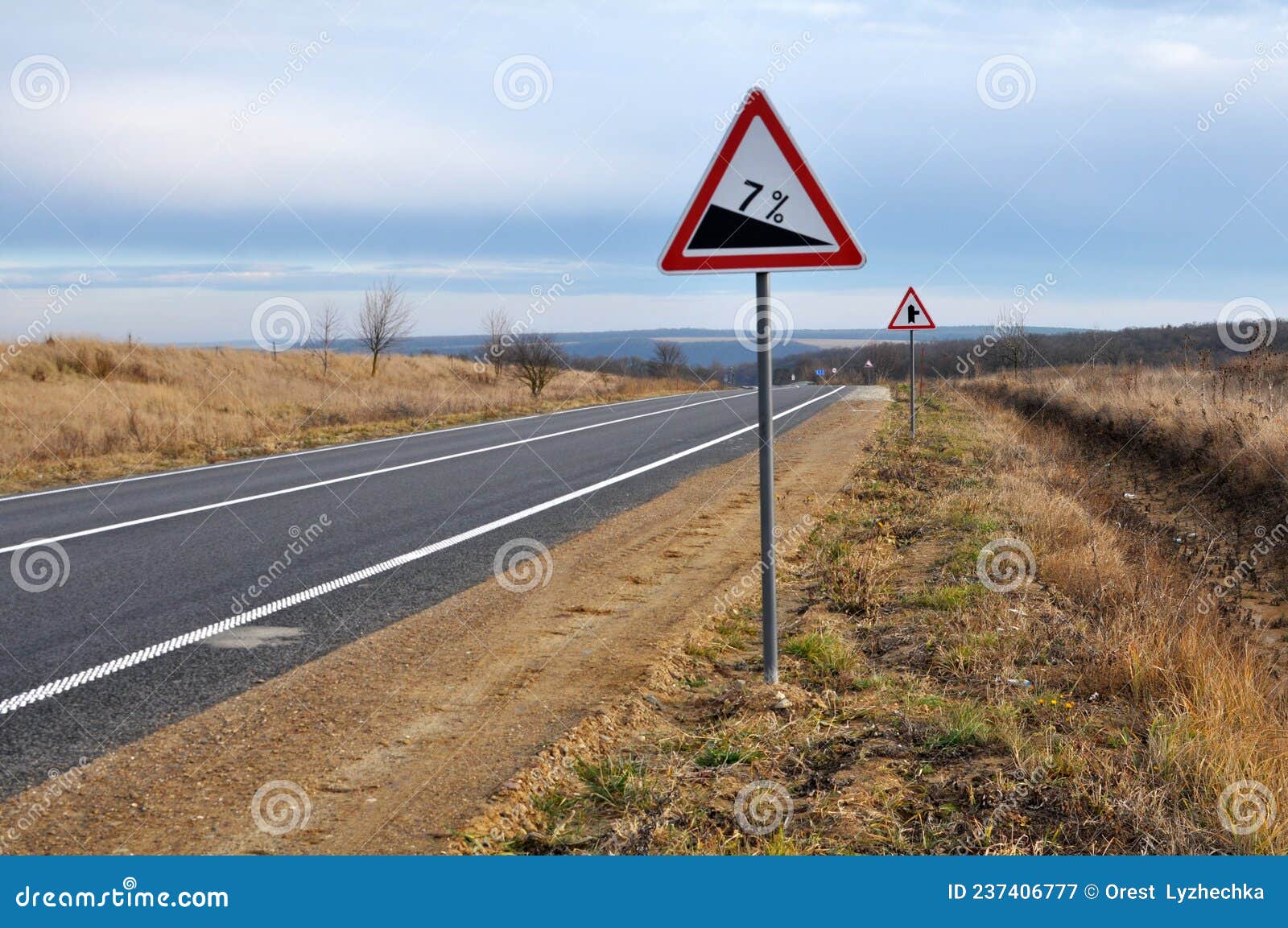 Road Sign. Graphic Drawing for Information To Road Users Stock Image ...