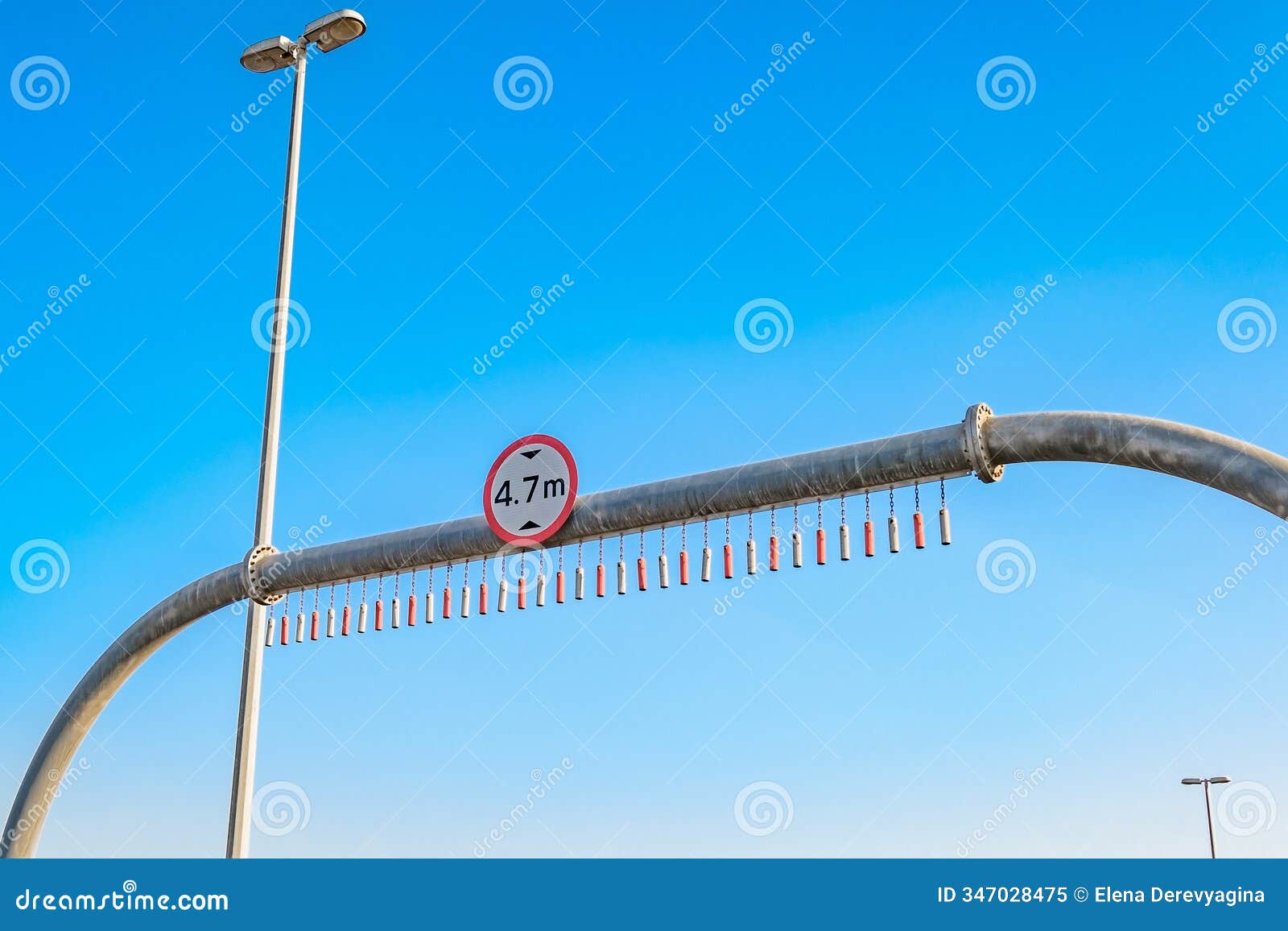 Road Sign for Height Restriction of Vehicles Stock Image - Image of ...