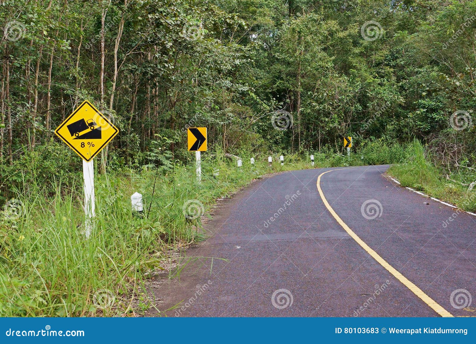 Road sign stock image. Image of danger, slope, post, communicate - 80103683