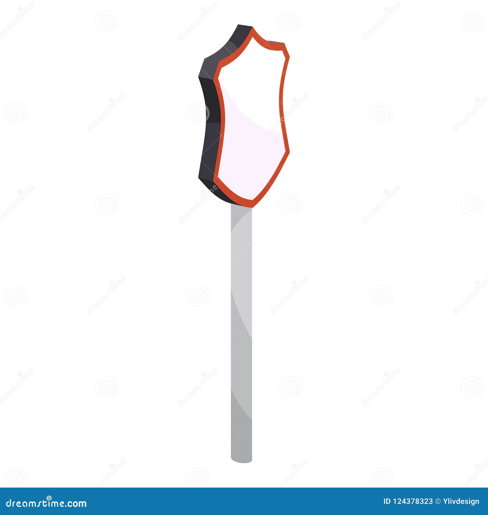 Road Sign Icon, Cartoon Style Stock Illustration - Illustration of ...