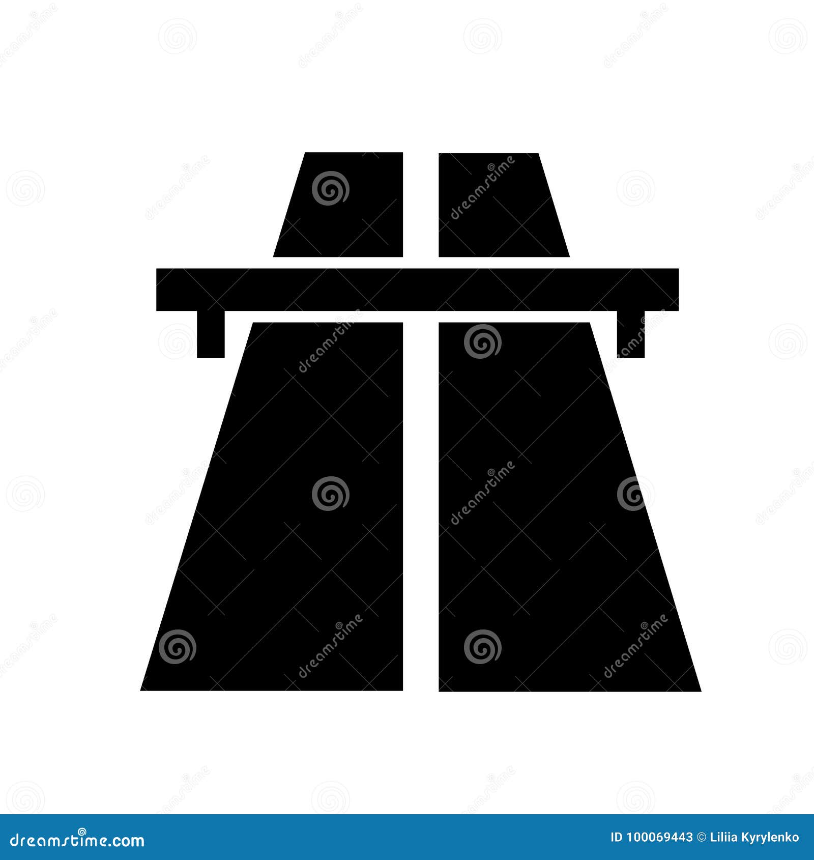 Road Sign Indicating a Toll Road or Motorway. Stock Vector ...