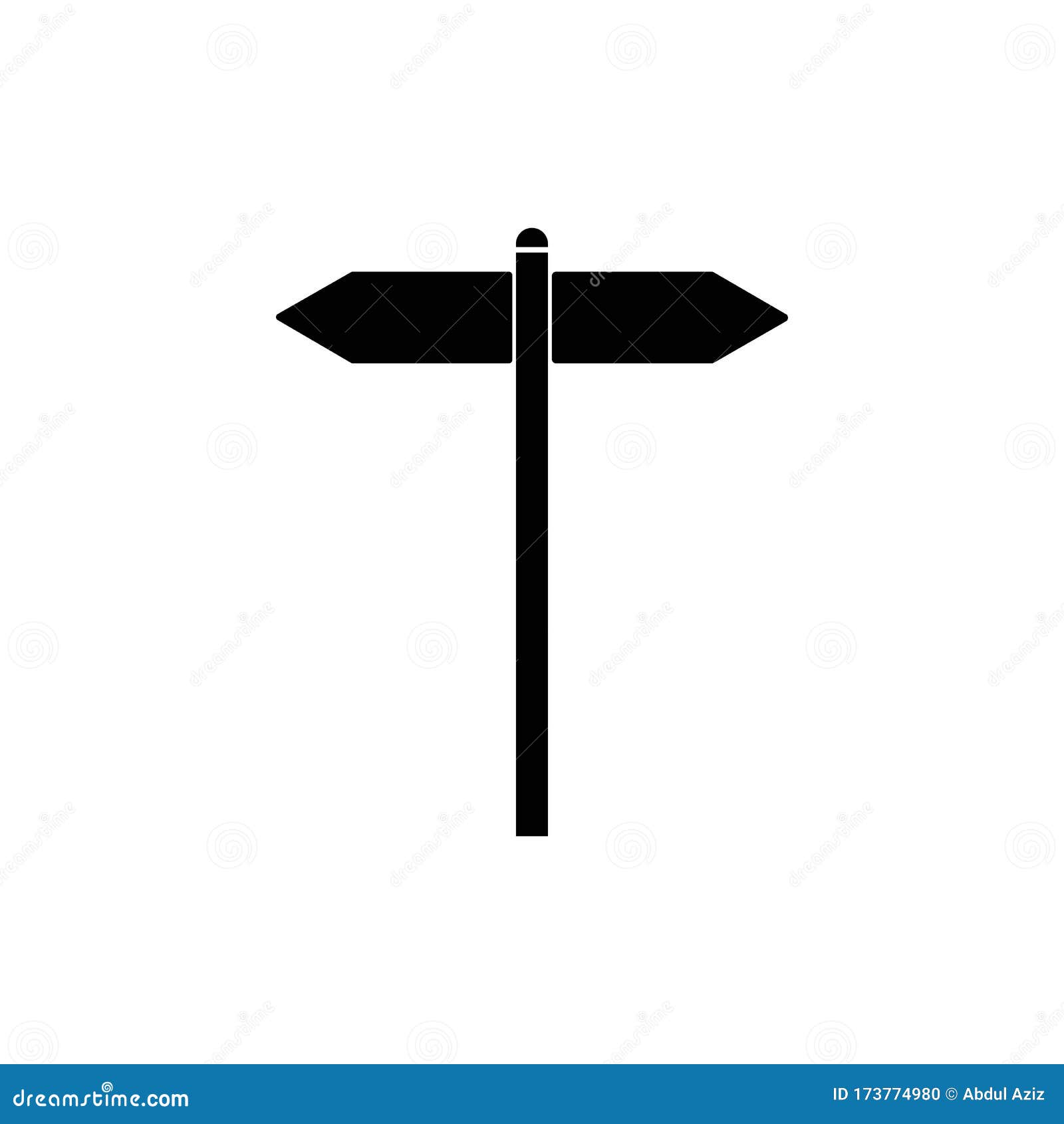 Road sign logo vector stock vector. Illustration of safety - 173774980