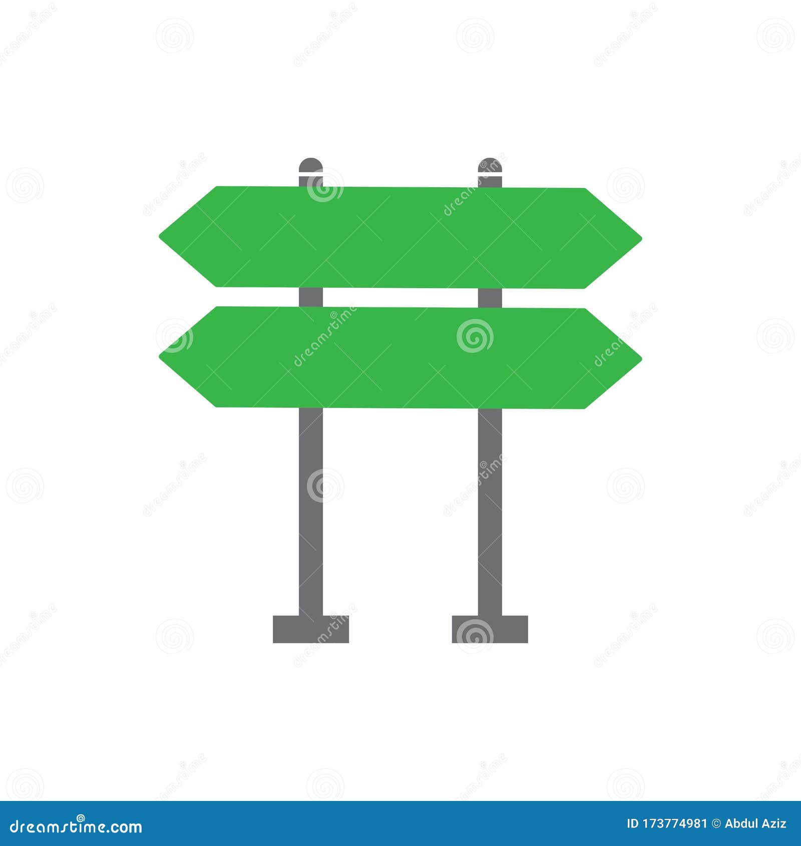 Road sign logo vector stock vector. Illustration of guidepost - 173774981