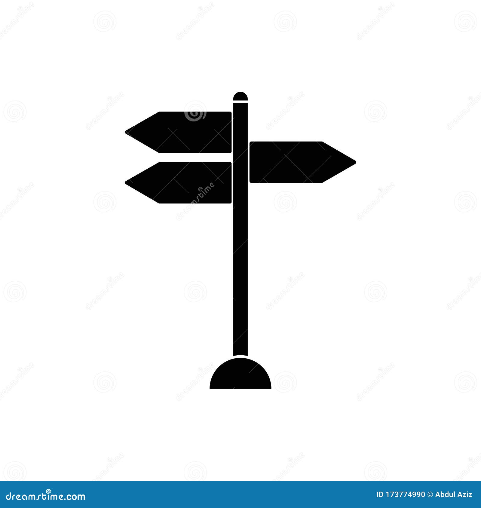 Road sign logo vector stock vector. Illustration of vector - 173774990