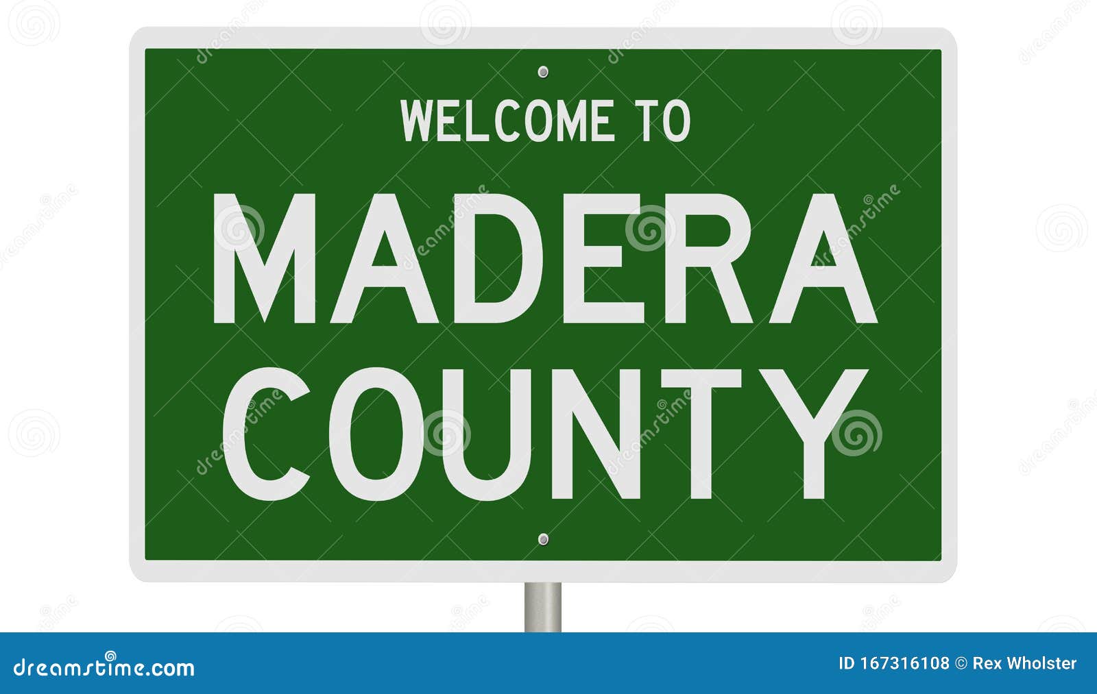 Madera County Map In California. Vector Illustration | CartoonDealer ...