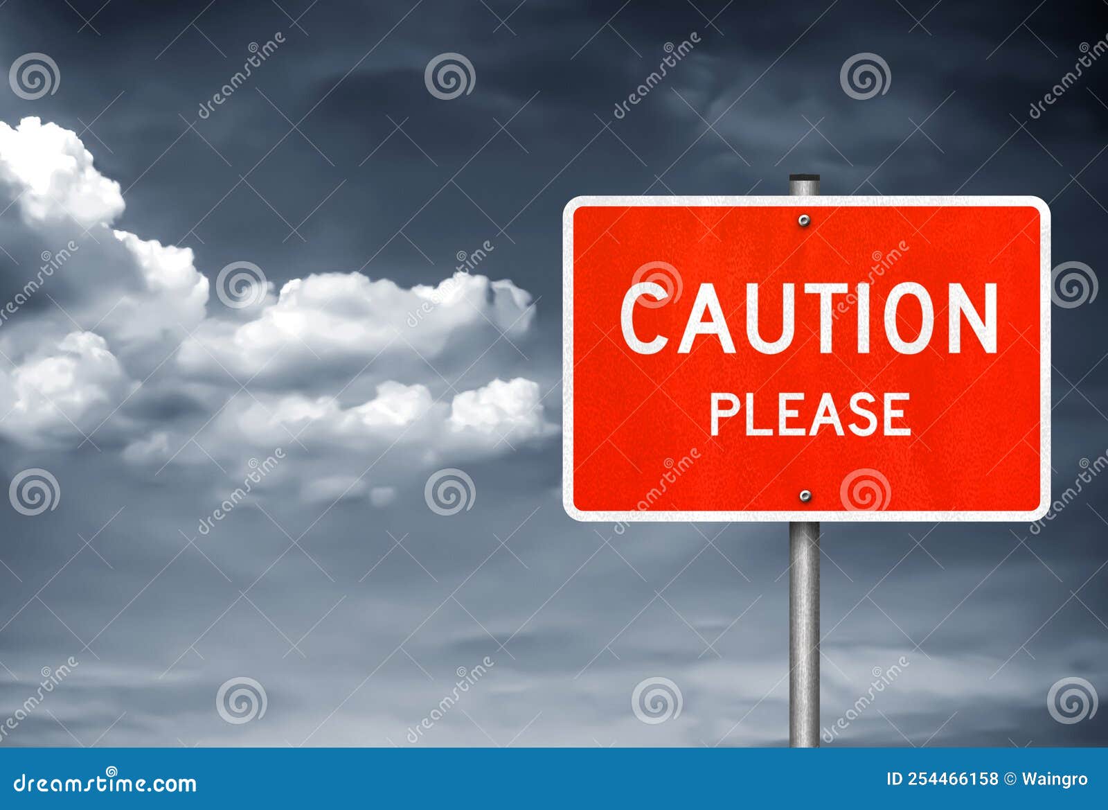 Caution Please Sign Stock Photography | CartoonDealer.com #126885194
