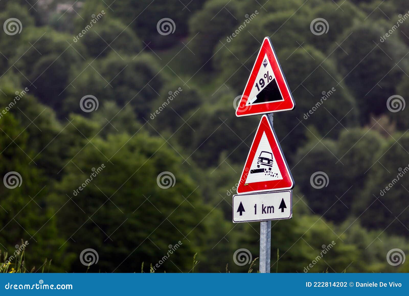 A Road Sign in the Mountains Stock Photo - Image of wild, signage ...