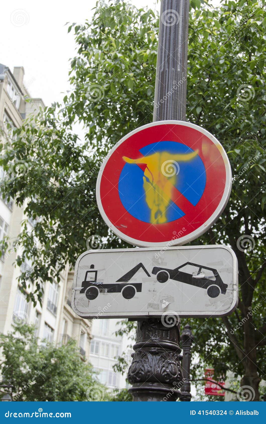 Road sign in Paris street stock photo. Image of street - 41540324