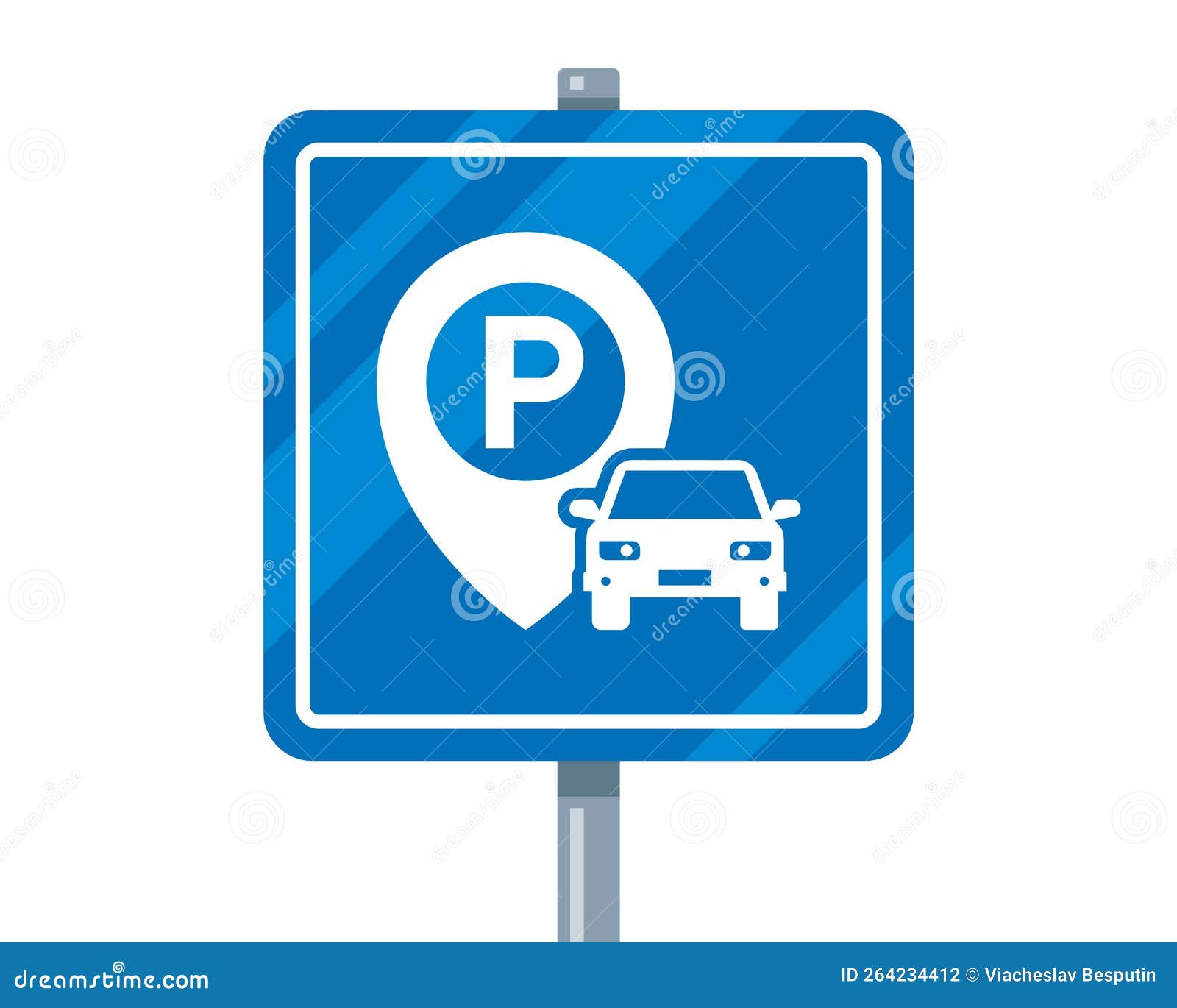 Park Warn Cartoon Vector | CartoonDealer.com #44698373