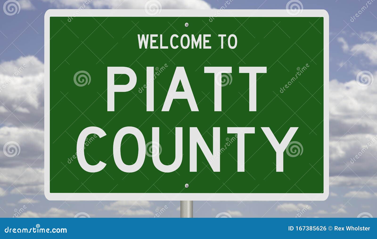 Road sign for Piatt County stock illustration. Illustration of united ...
