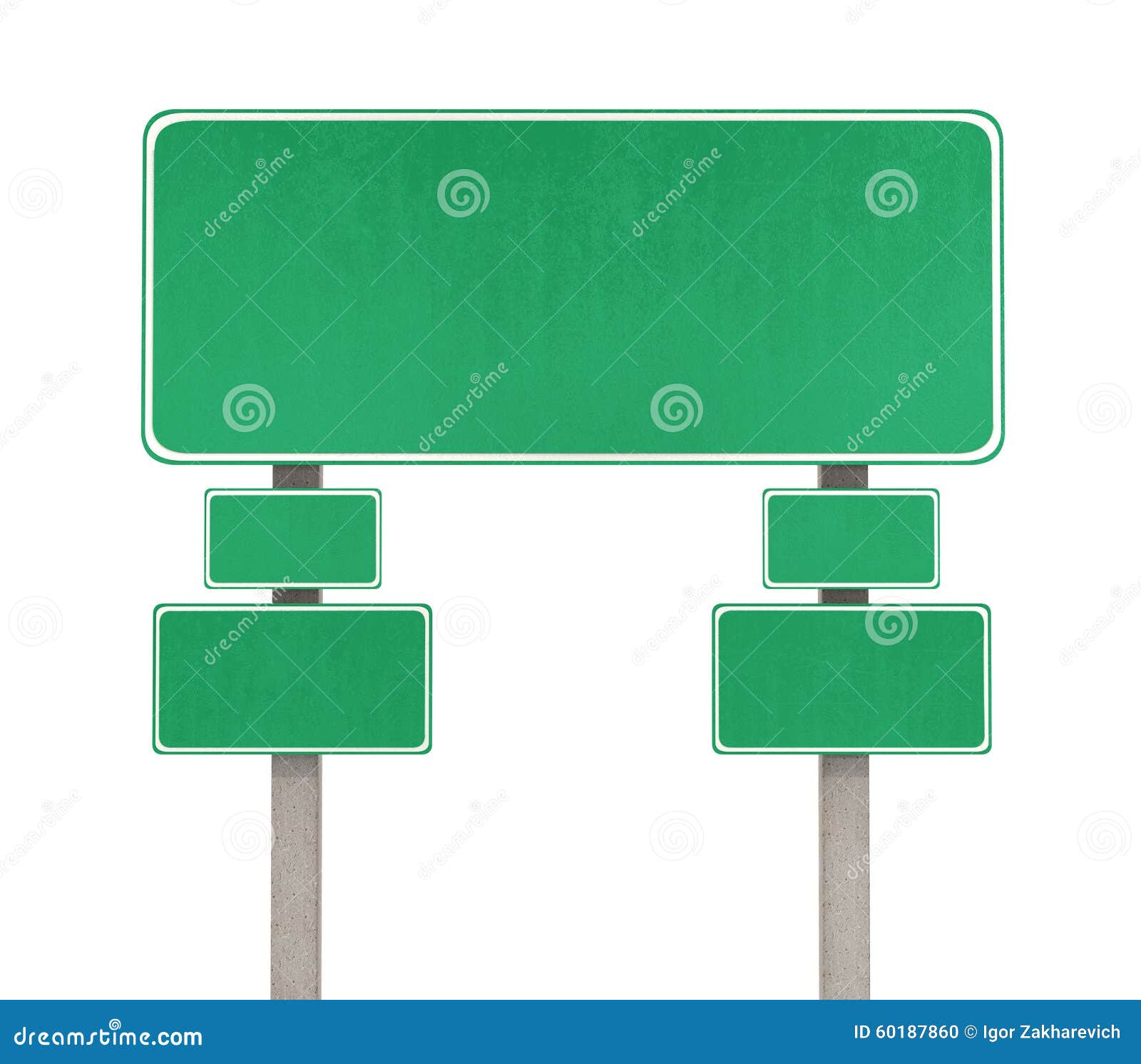 Road Sign. Pointer on the Road Stock Illustration - Illustration of ...