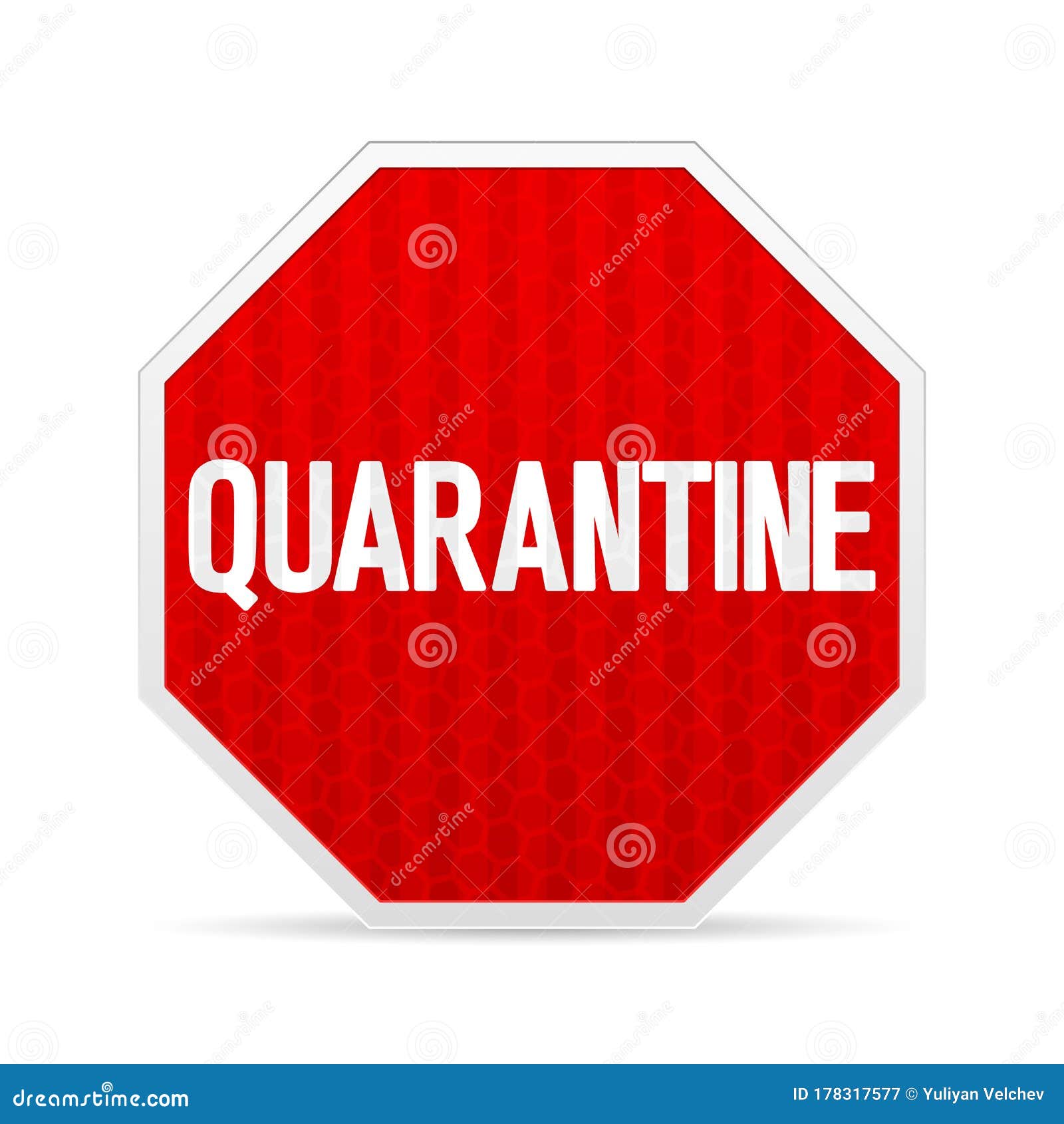 Quarantine Sign: Warning - Infected Area -Danger Keep Out - Authorized ...