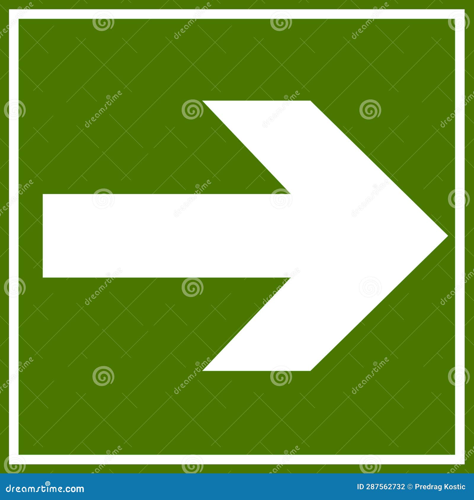 Road sign right arrow stock illustration. Illustration of pattern ...
