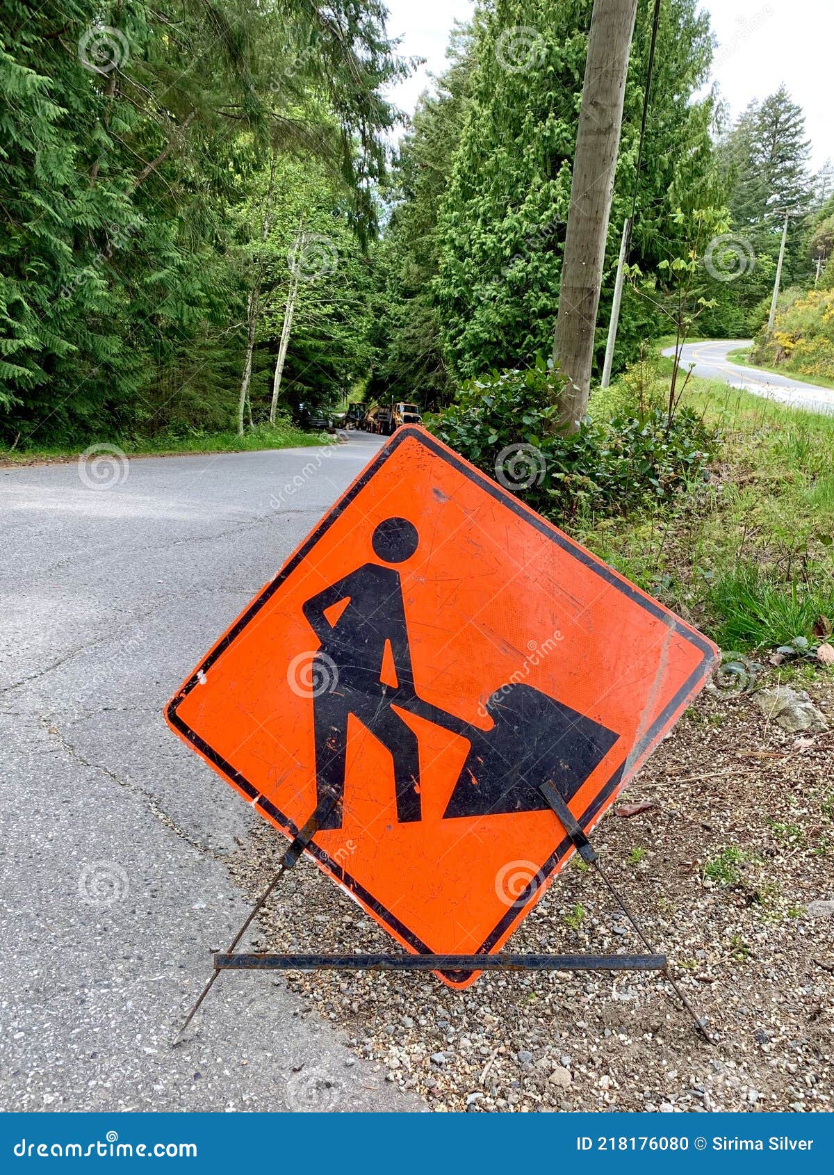 Road Sign for Safe and Cautious Driving Stock Photo - Image of sign ...