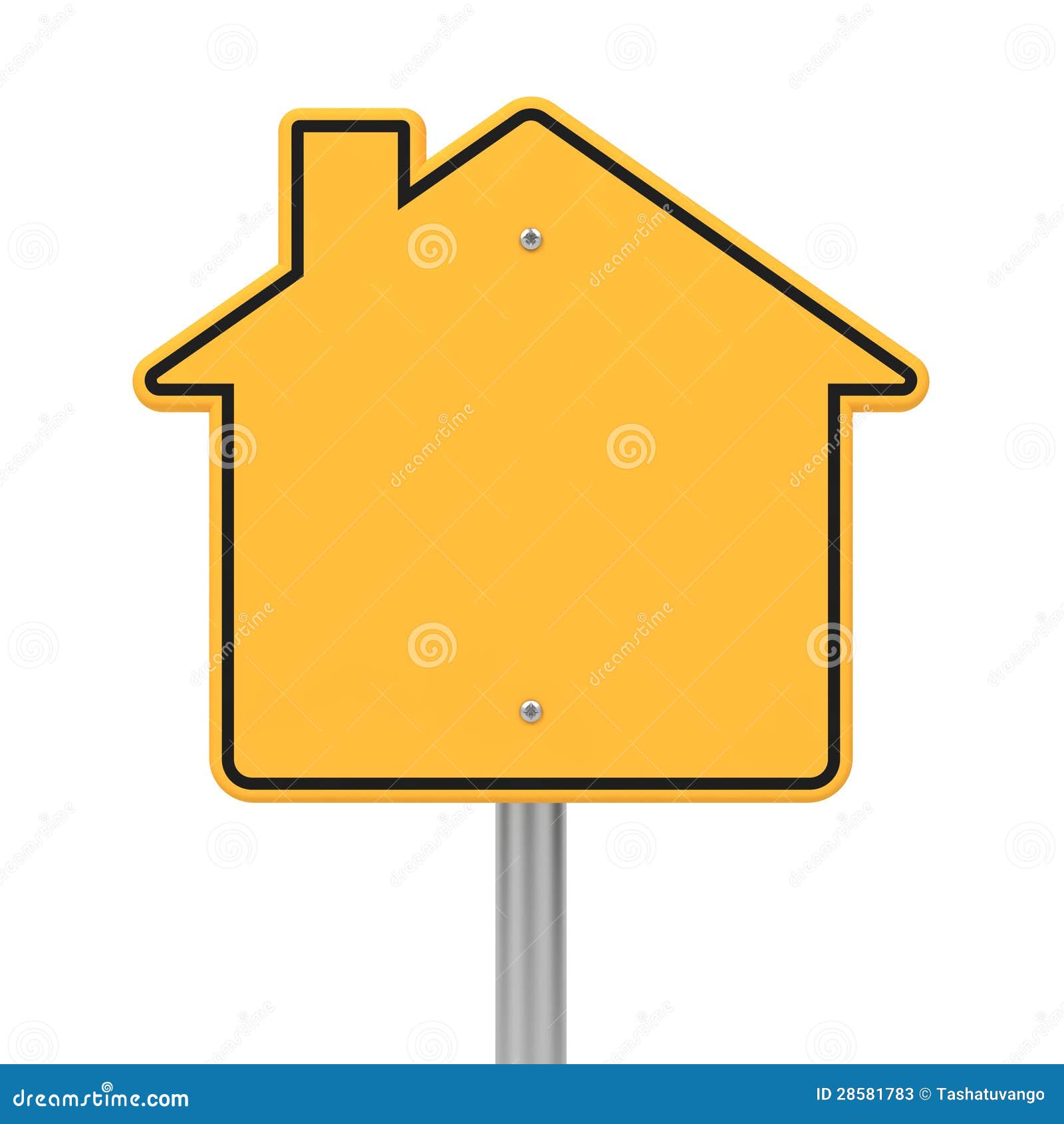 Road Sign in Shape Houses. stock illustration. Illustration of diamond ...