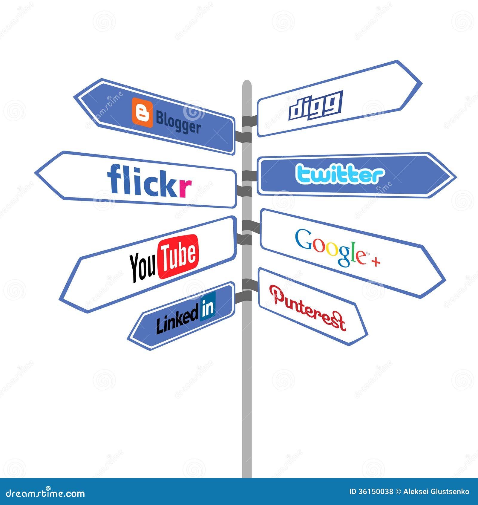 Road sign social networks editorial stock photo. Illustration of ...