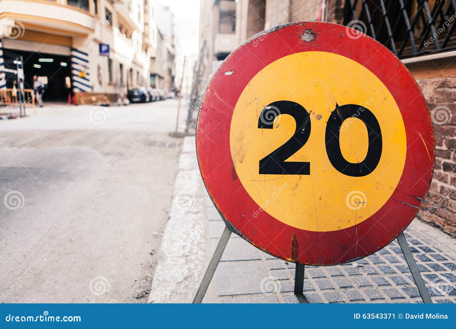 Road sign 20 speed limit. stock image. Image of board - 63543371