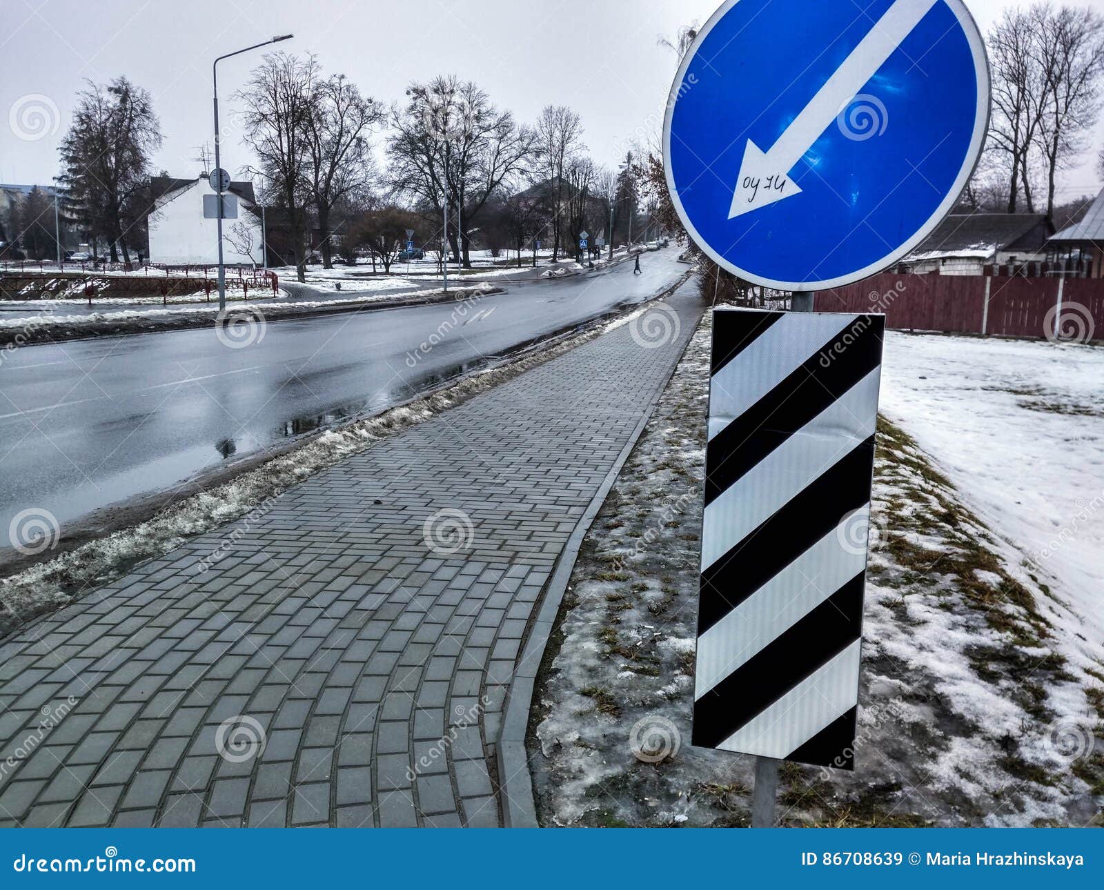 Road sign stock image. Image of sign, road, depression - 86708639