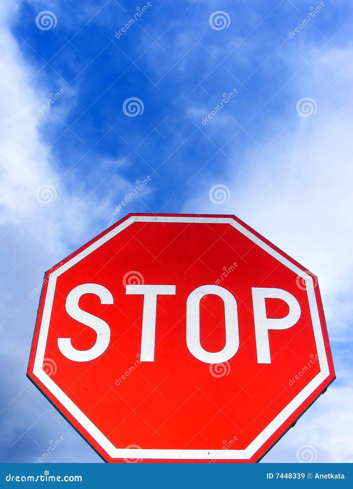 Road sign Stop stock image. Image of clouds, transport - 7448339