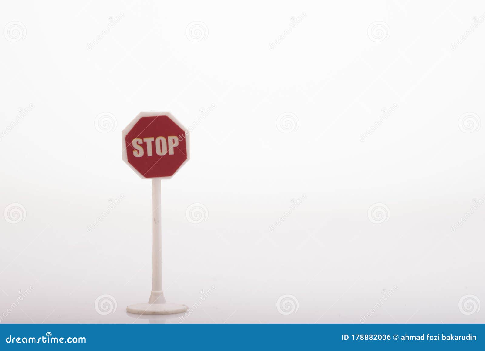 Road Sign Stop Over White Background Stock Photo - Image of forbidden ...