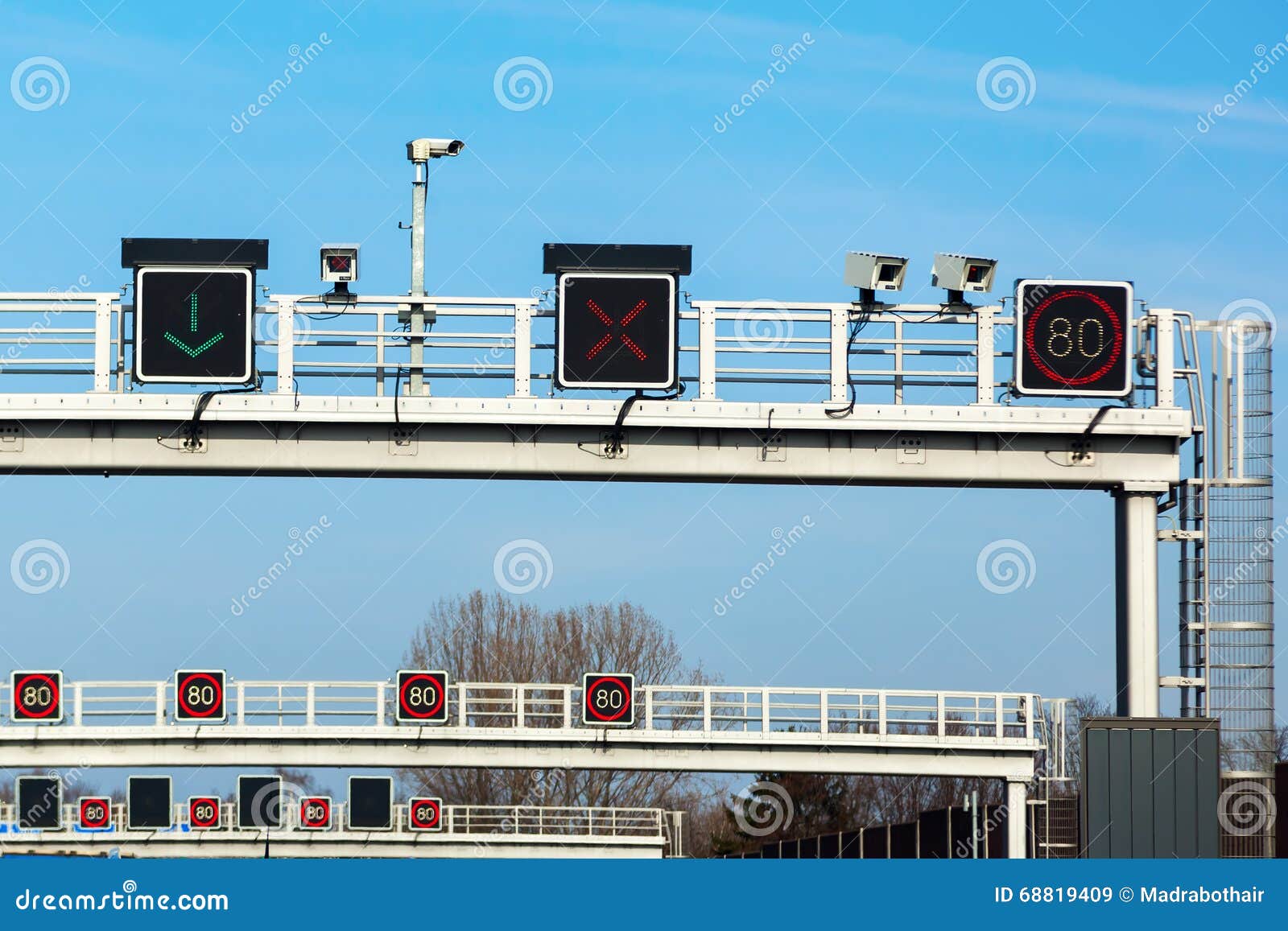 Road sign structure stock image. Image of autobahn, street - 68819409