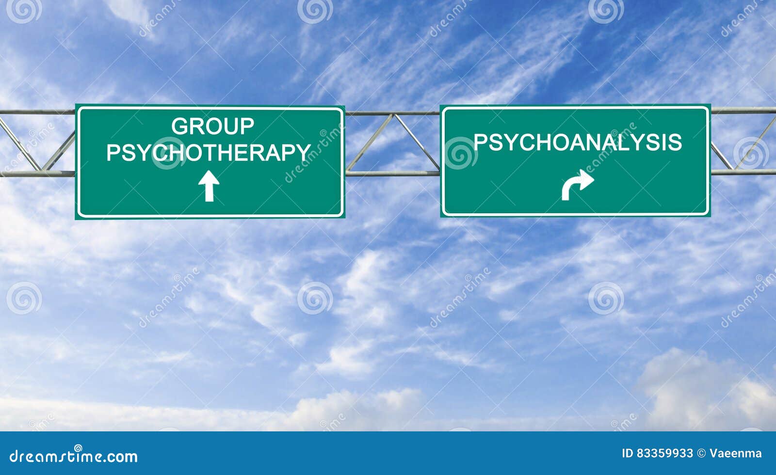 Road sign to psychotherapy stock image. Image of concept - 83359933