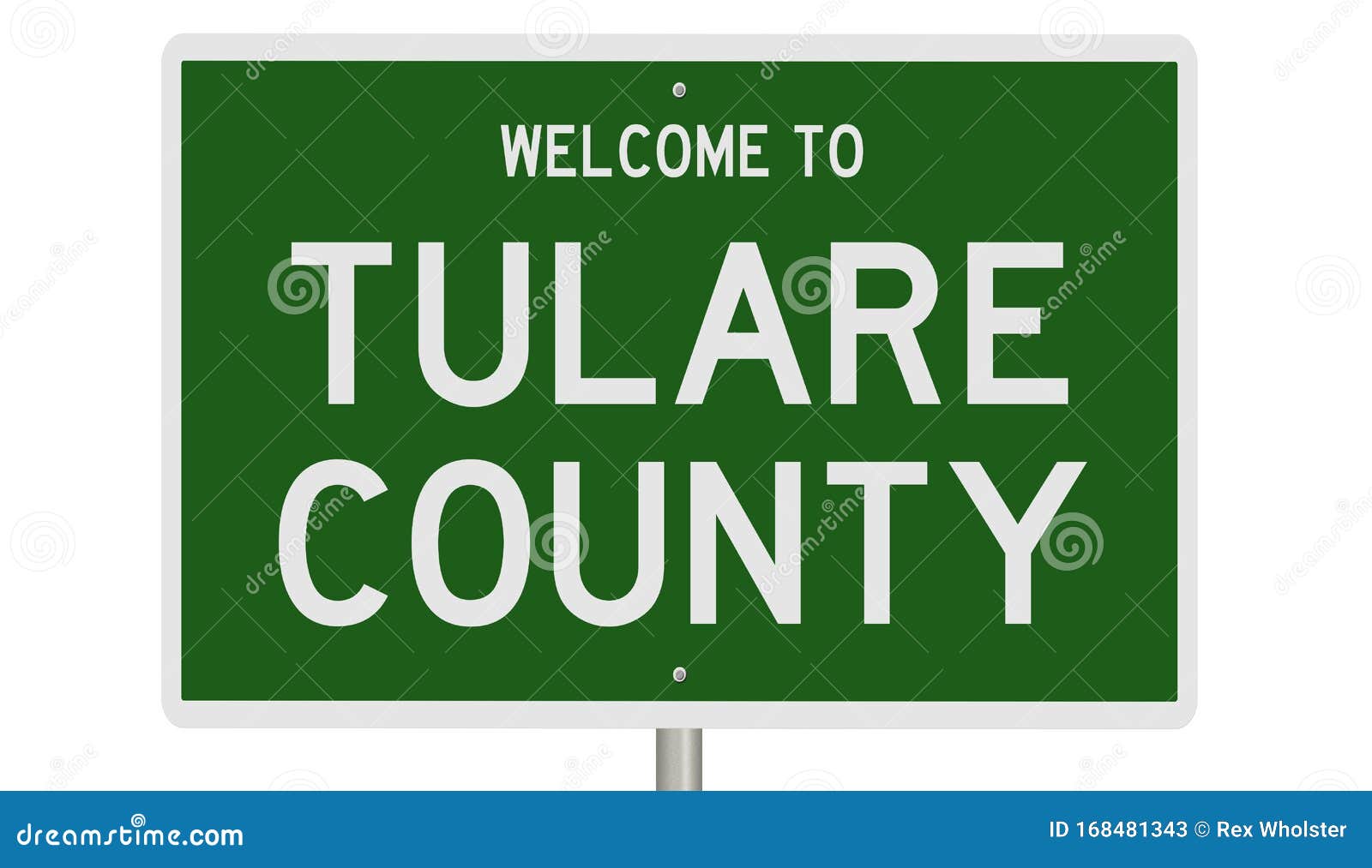 Tulare County Map In California. Vector Illustration | CartoonDealer ...