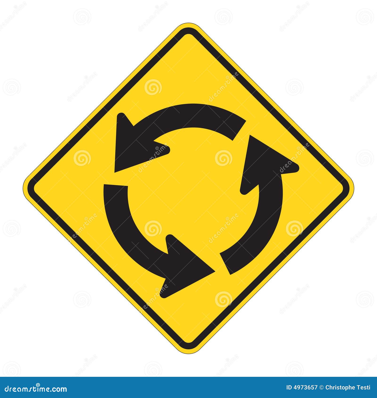 Road Sign Warning - Circular I Stock Vector - Illustration of access ...